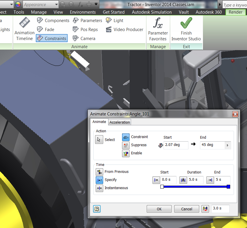 Simultaneous Assembly Motions in Inventor 2014: A How-To Guide