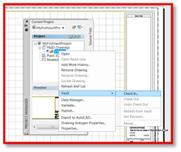 Vault and AutoCAD Plant 3D
