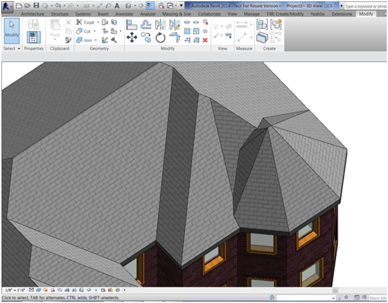 Creating Complex Roof Shapes