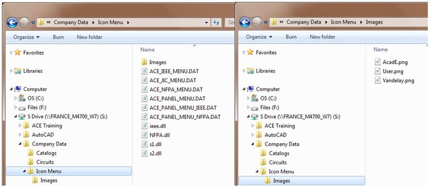 AutoCAD® Electrical: Custom Company & User Icon Menus