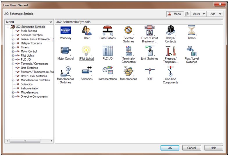 AutoCAD® Electrical: Custom Company & User Icon Menus