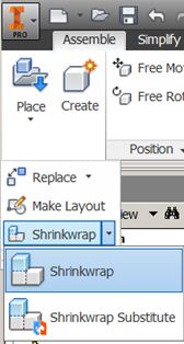 Autodesk® Inventor 2015: Shrinkwrap Command