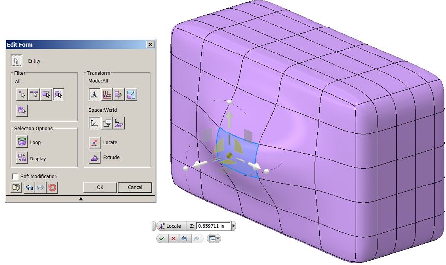 Inventor® 2016 Freeform modeling