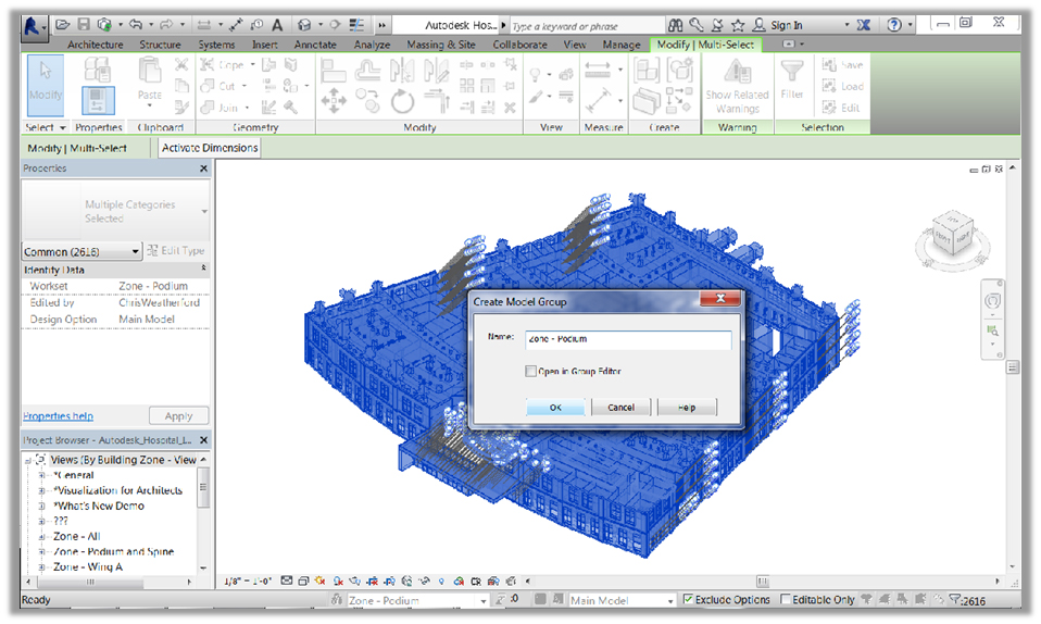 Efficient Workset Management for Large Projects in Revit