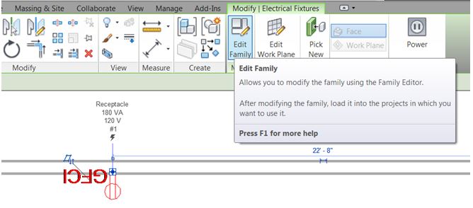 Rotating Receptacle Annotations in Revit® MEP