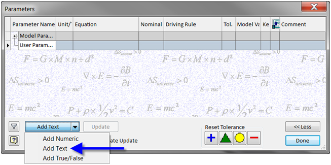 Linking A User Parameter Via iLogic