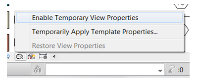 Temporary View Properties in Autodesk® Revit®