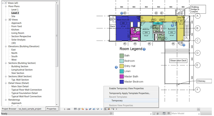 Temporary View Properties in Autodesk® Revit®