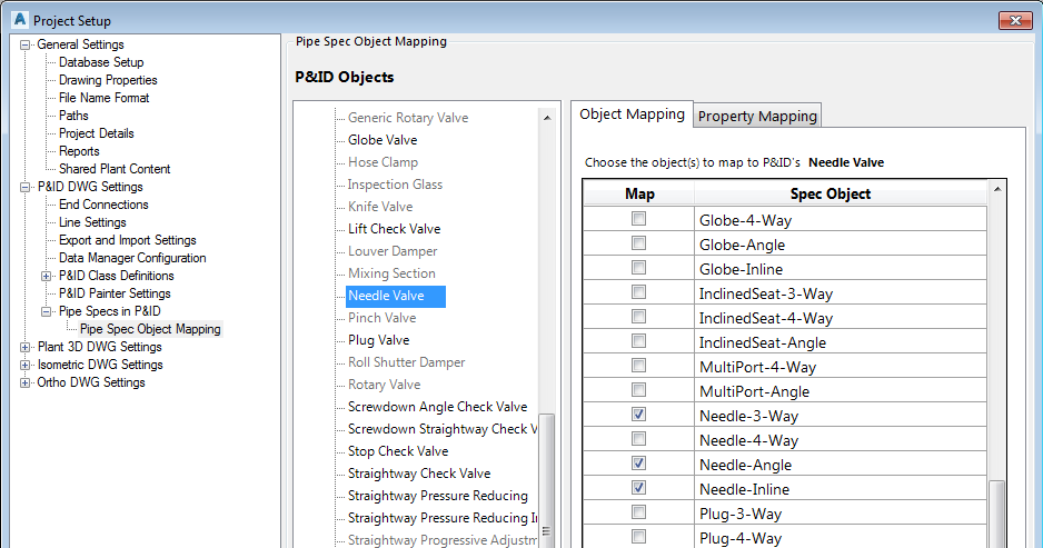 AutoCAD Plant 3D and P&ID 2017.1 and 2018 - Spec Driven P&ID Project