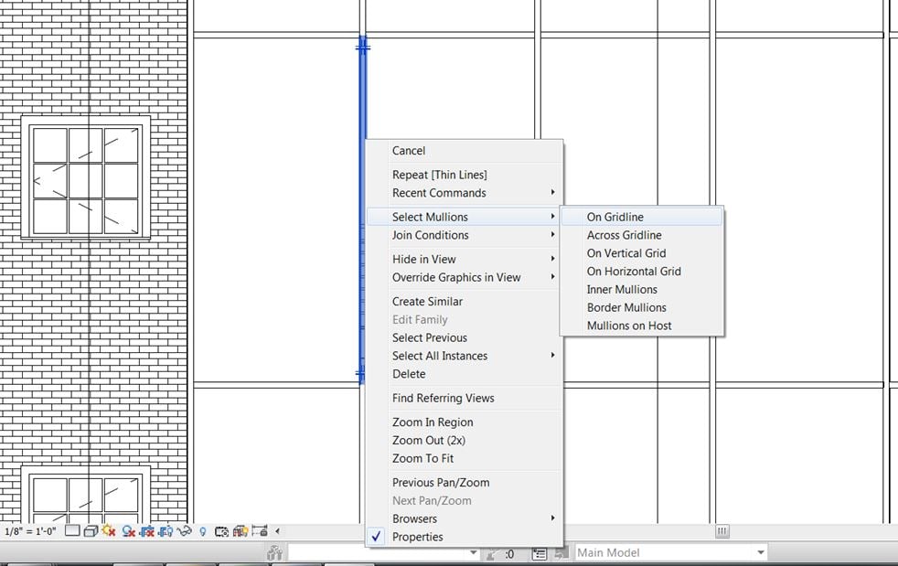 Revit® Curtain Wall Mullions
