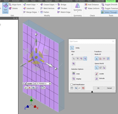 Inventor Tool Tip – Creating a Quick Surface on an Existing Solid Part