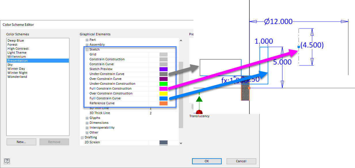 Inventor 2020 | Custom Color Schemes