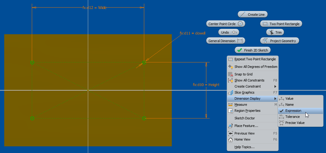 Sharing Parameters in Inventor