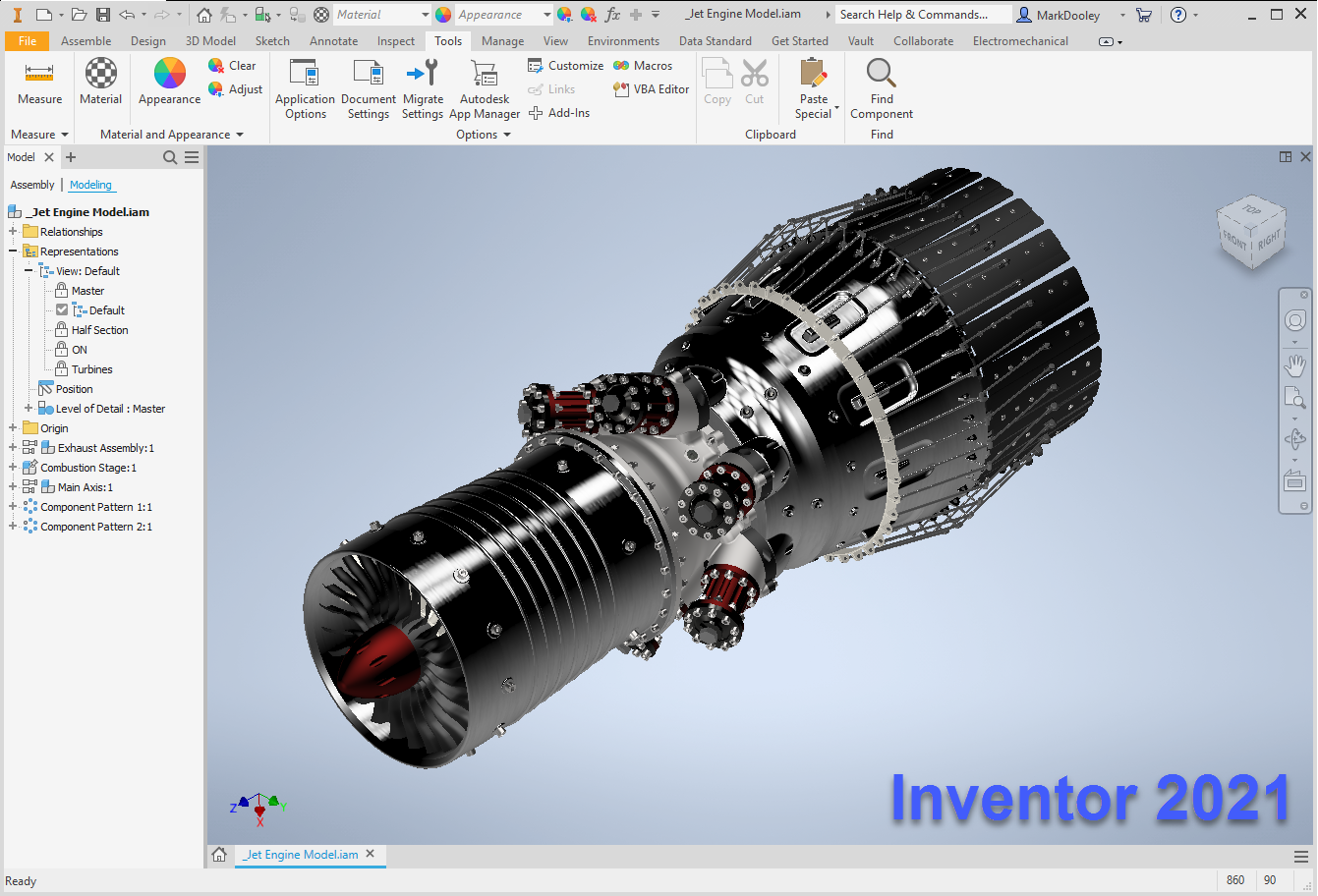 Inventor 2021 – Dark Mode