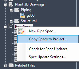 AutoCAD Plant 3D: Custom Spec Property & Project Property Definitions