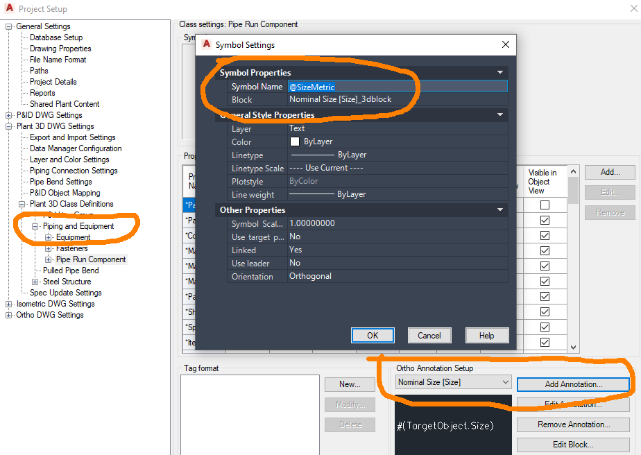 AutoCAD Plant 3D: Custom Spec Property & Project Property Definitions