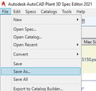 AutoCAD Plant 3D: Custom Spec Property & Project Property Definitions