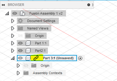 How to Create Internal and External Component Assemblies in Fusion 360