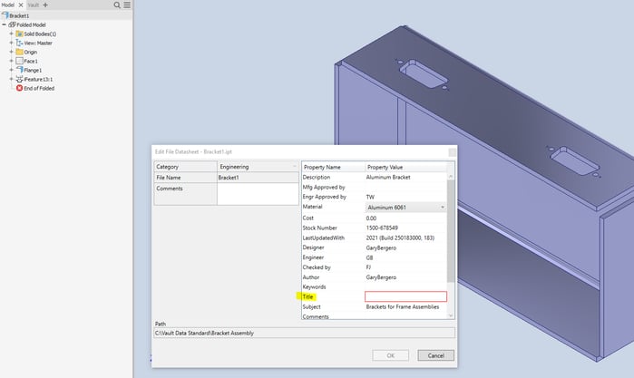 Getting Started With Autodesk Vault Data Standard 