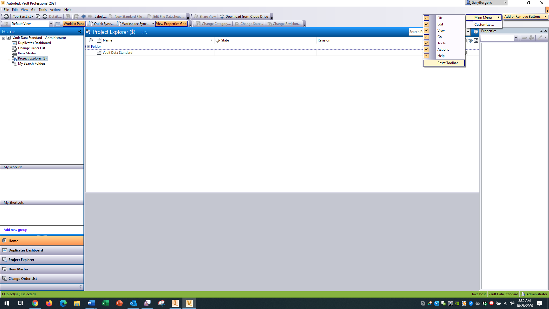 Getting Started with Autodesk Vault Data Standard