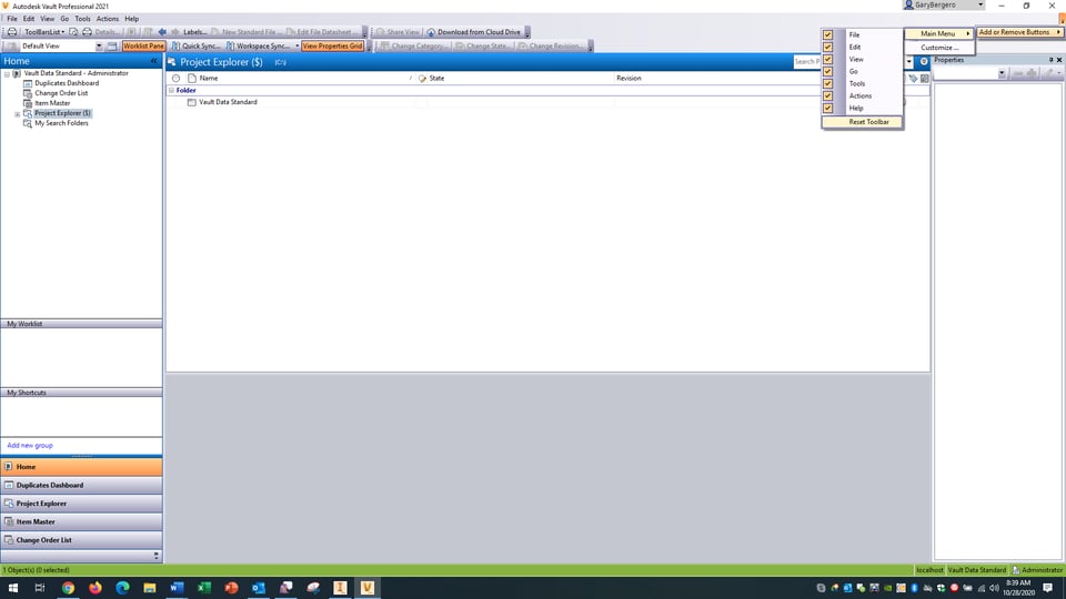 Getting Started with Autodesk Vault Data Standard
