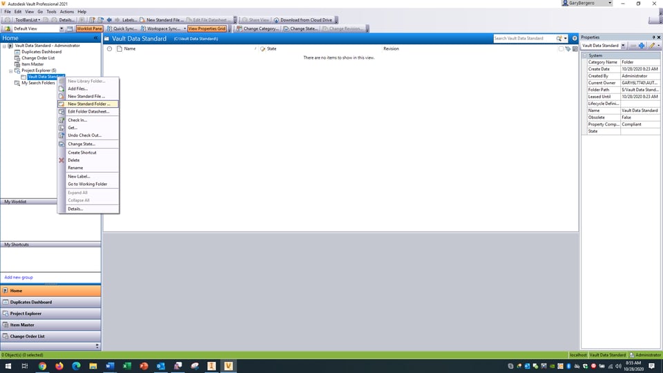 Getting Started with Autodesk Vault Data Standard
