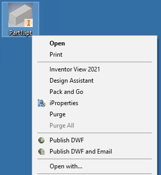 Inventor Tip: Icon Preview and Context Menus Missing in Windows 10