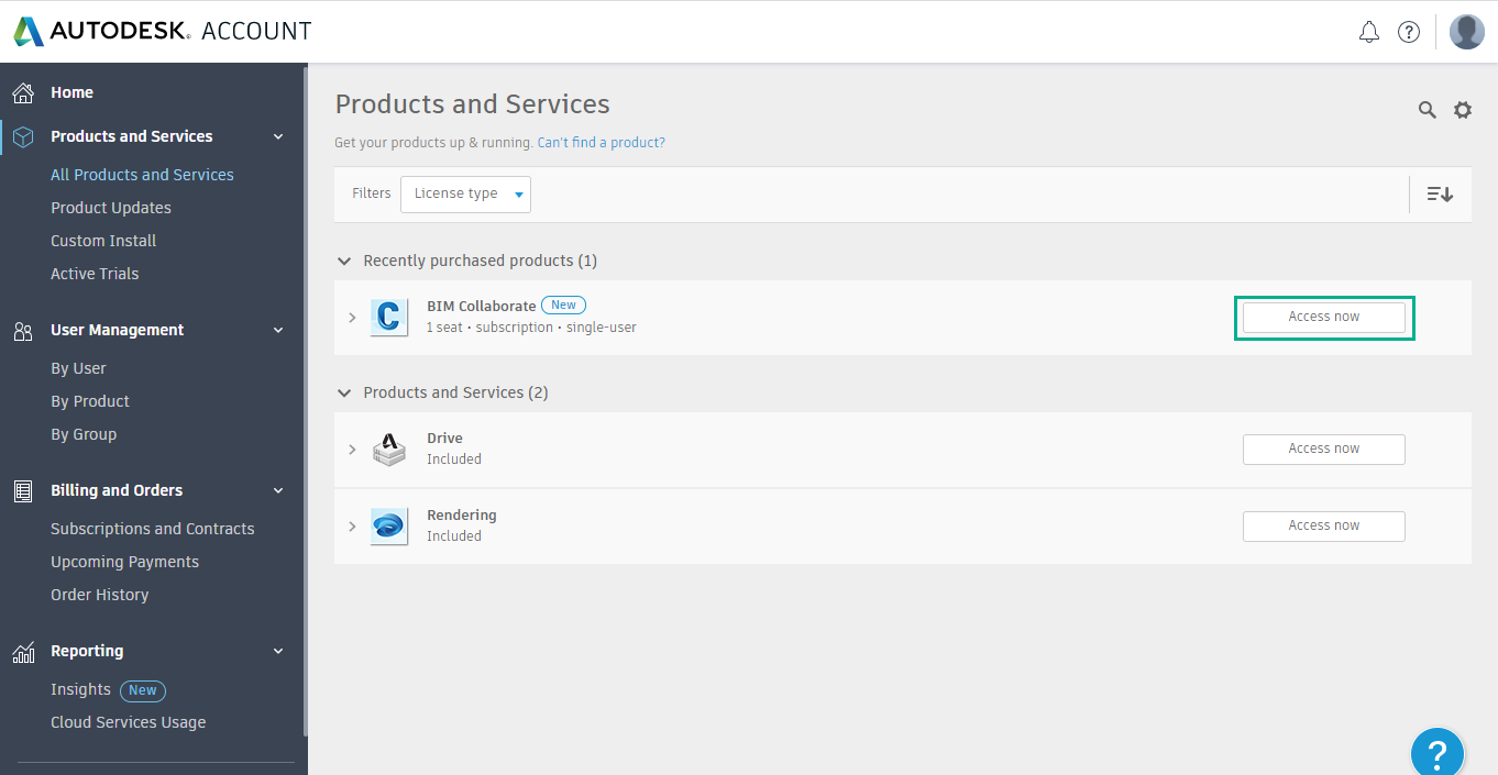 Activating Autodesk Docs, BIM Collaboration, and BIM Collaboration Pro ...