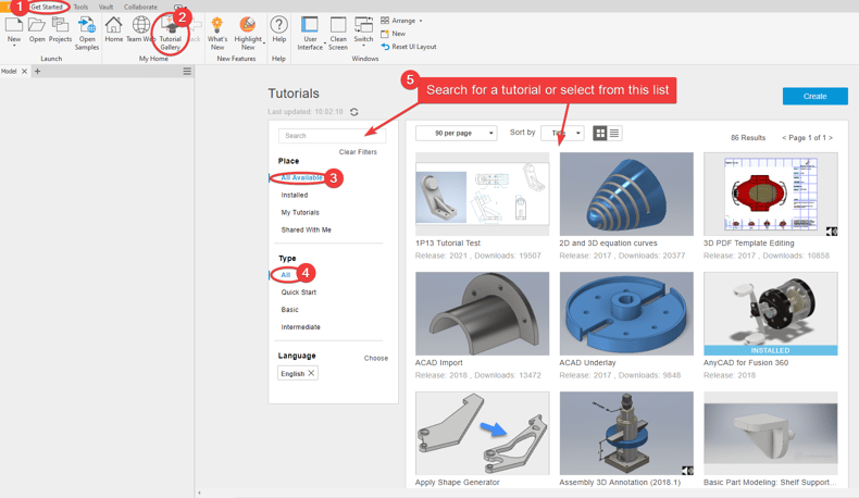 A Tutorial on the Inventor Tutorial Gallery