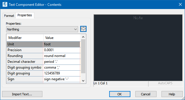 Improving Your Text Component Editor Visibility in Civil 3D