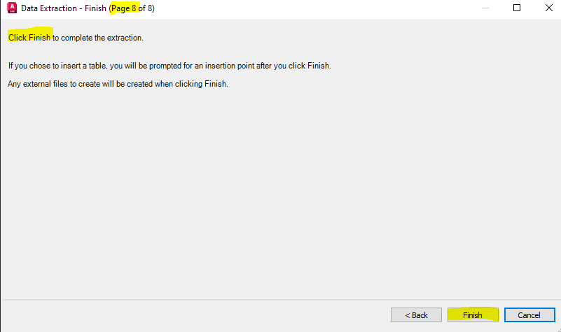 Technical Tooltip – AutoCAD’s “Data Extraction” Command