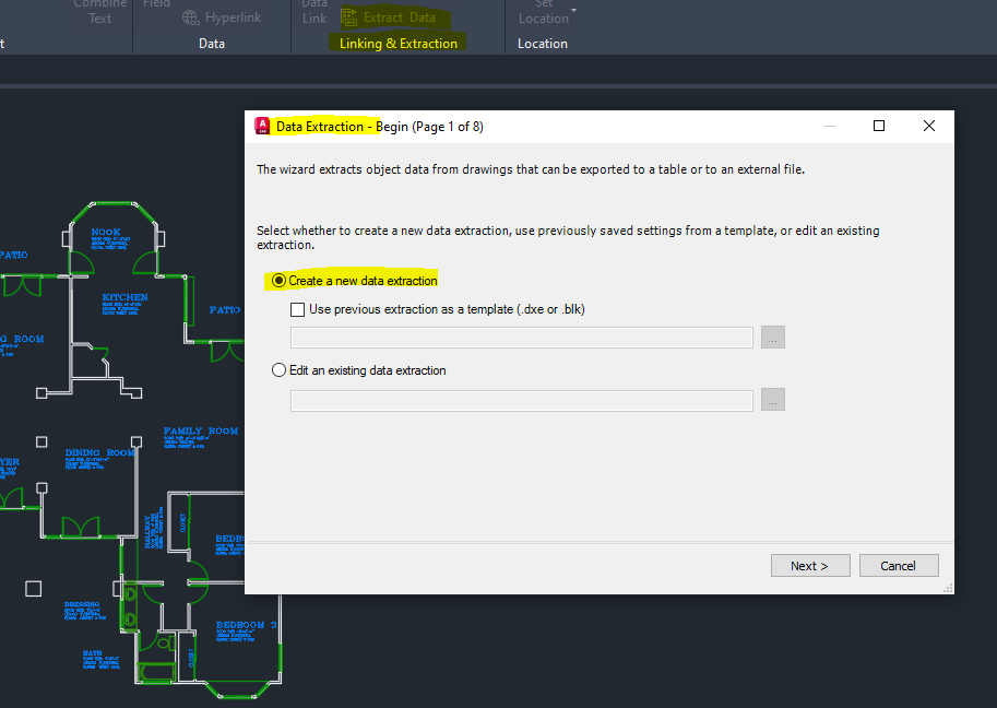 Technical Tooltip – AutoCAD’s “Data Extraction” Command