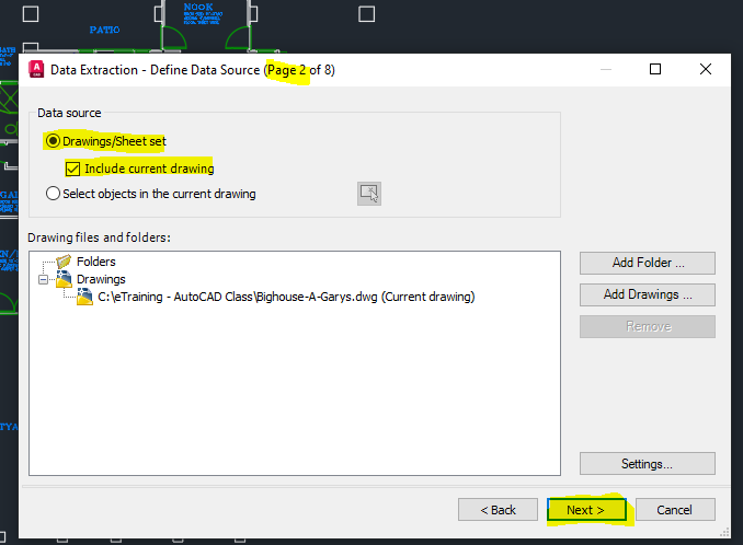 Technical Tooltip – AutoCAD’s “Data Extraction” Command