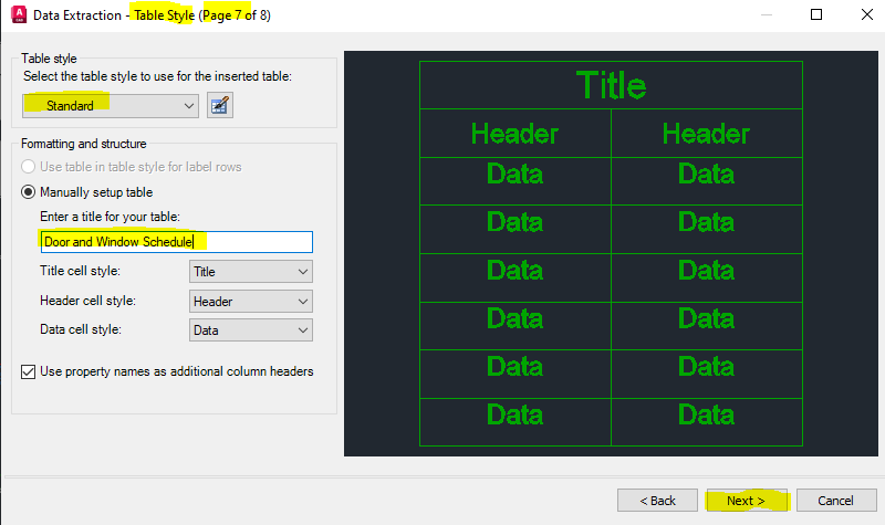 Technical Tooltip – AutoCAD’s “Data Extraction” Command