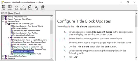 Meridian Metadata Synchronization
