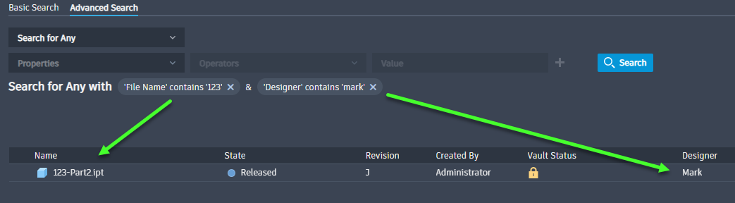 Autodesk Vault Professional 2023 Thin Client | Basic And Advanced Searches