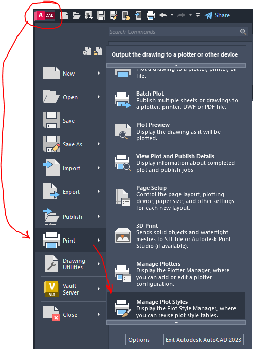 How to Restore a Missing Plotstyle Table