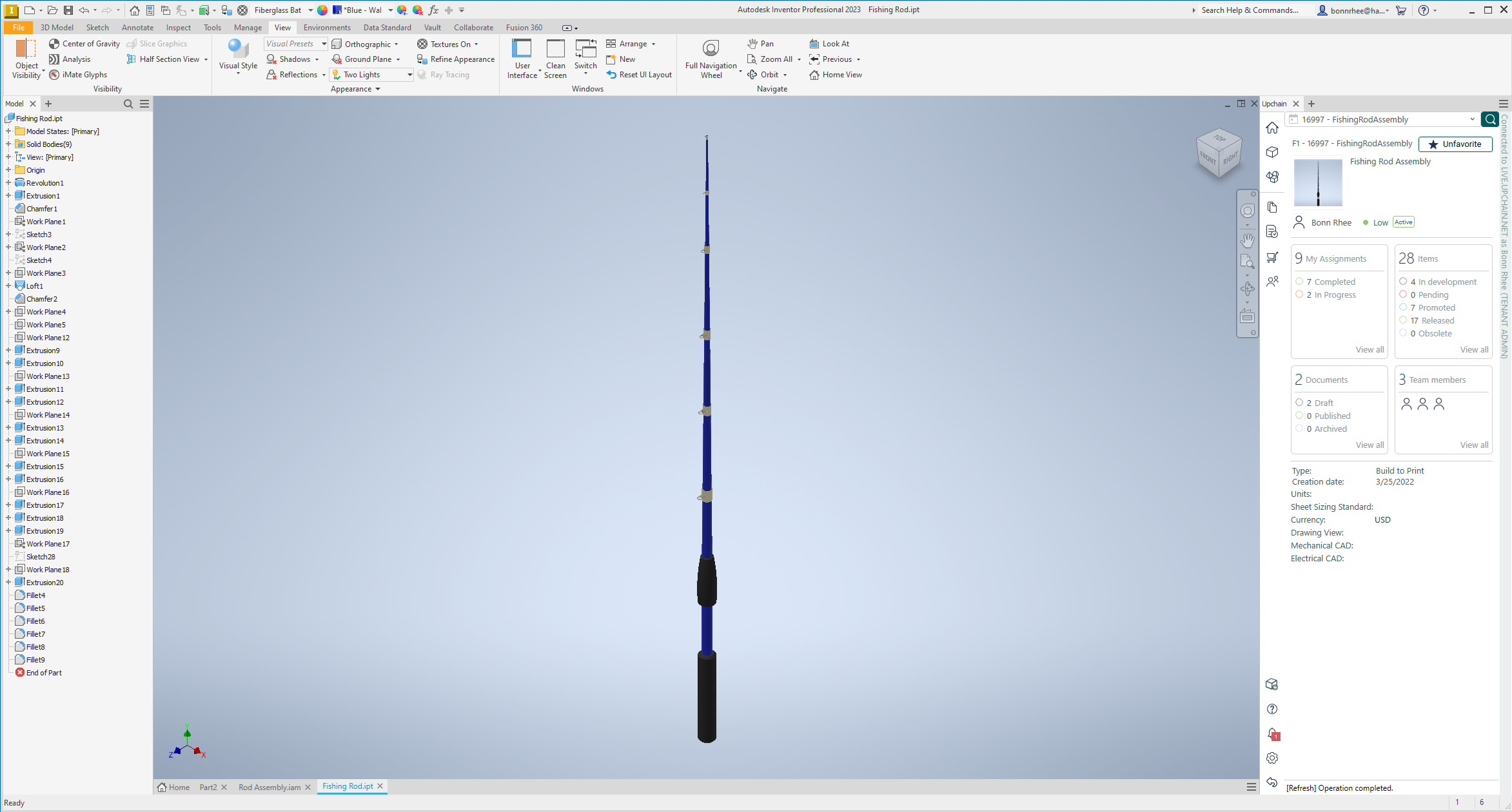 Fusion 360 Manage with Upchain Overview - Part 3