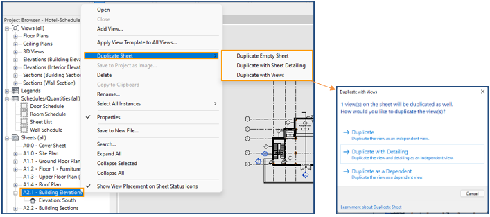Save Time and Duplicate a Sheet in Revit