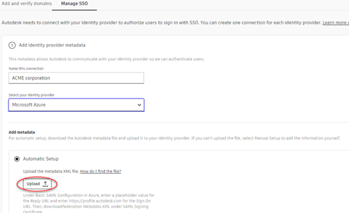 Autodesk Single Sign-On (SSO)