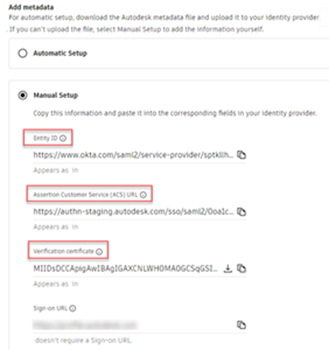 Autodesk Single Sign-On (SSO)