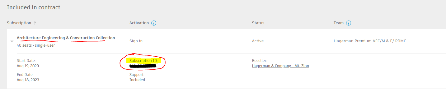 How to Find Your Subscription ID in the Autodesk Account Portal