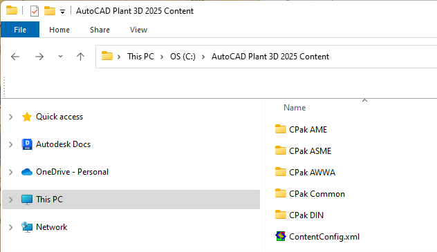 AutoCAD Plant 3D: Using A Custom Catalog in A Network Environment