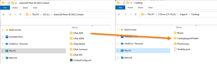 AutoCAD Plant 3D: Using A Custom Catalog in A Network Environment