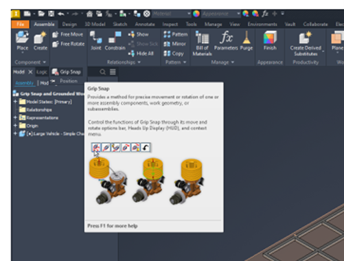 Assembling a Large Assembly Without Traditional Mate Plane/Plane Constraints