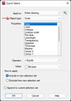 Use the Qselect Command in AutoCAD to Quickly Filter and Select Objects