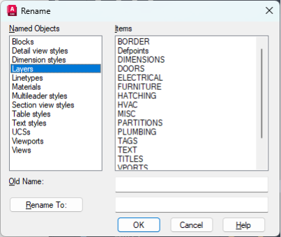 Rename Multiple AutoCAD Layers Without Breaking a Sweat
