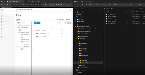 Uploading CAD and Project Files to Autodesk Docs: Drag-and-Drop, File ...
