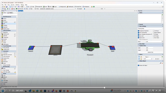 Building A Basic Simulation Model In Flexsim