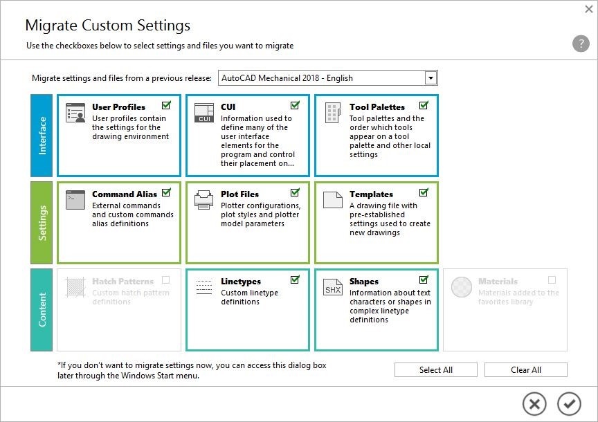 How to Migrate to a New Release of AutoCAD